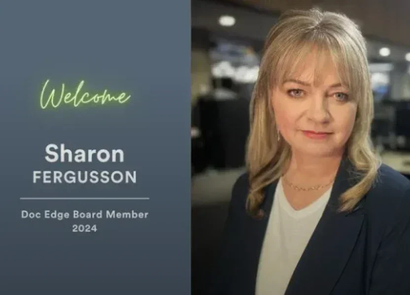 Sharon Fergusson comes on board – Doc Edge